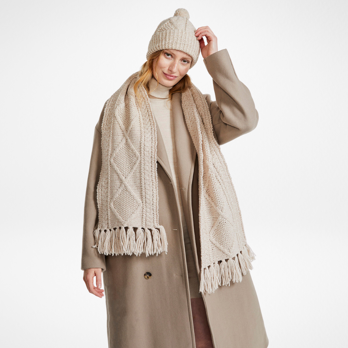 Kinard Aran Ski Hat | Gifts of Ireland